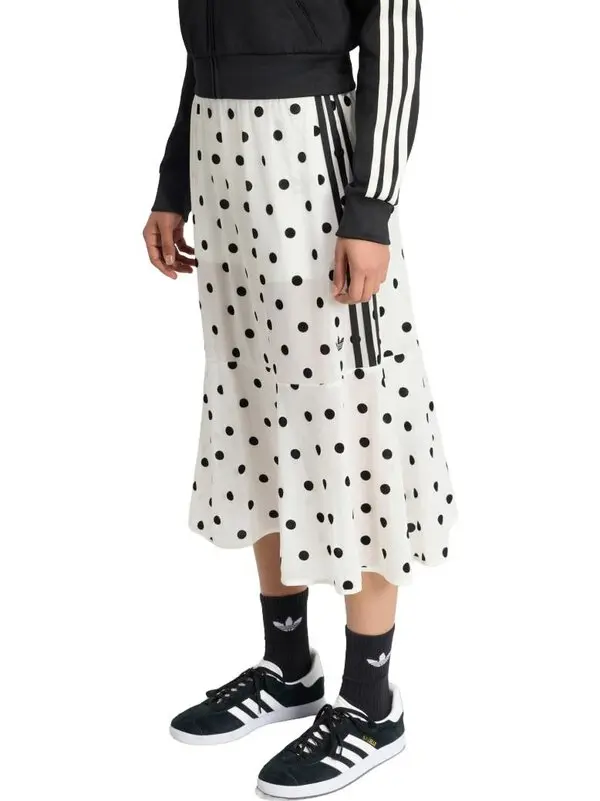 Adidas Polka Dot Skirt - Off White