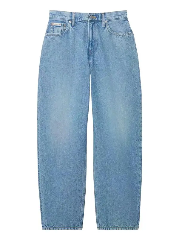Calvin Klein Five-pocket Jeans With Button Fastening - Blue