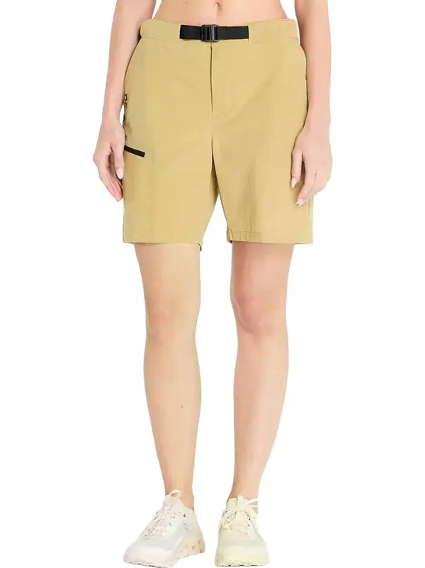 On Trek Belted Shorts - Neutrals