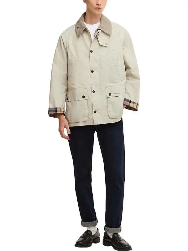 Barbour Bedale Cotton Jacket - Clay