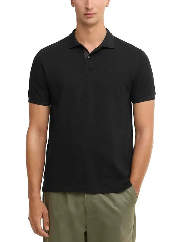 Barbour Pima Cotton Polo Shirt - Black