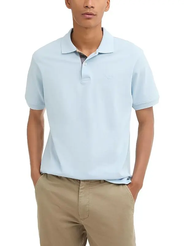 Barbour Pima Cotton Polo Shirt - Sky