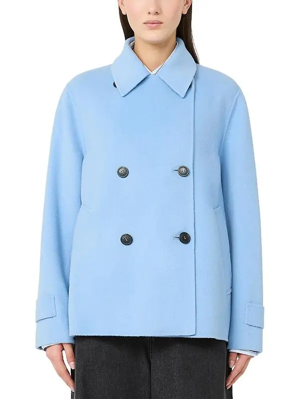 Max Mara Wkdfantino Coat - Light Blue