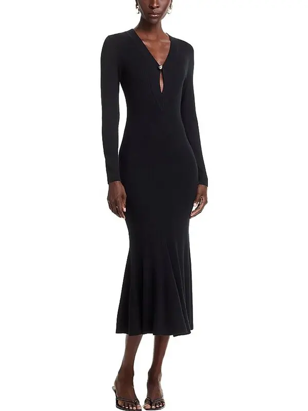 TOCCIN Zora Midi Dress - Jet