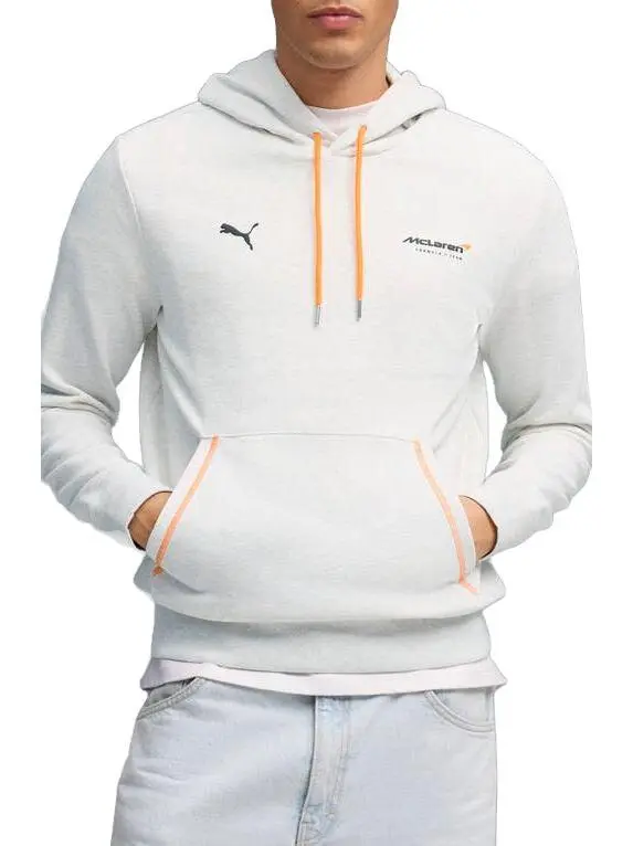 PUMA Cotton-blend Graphic Hoodie - White Glow Heather