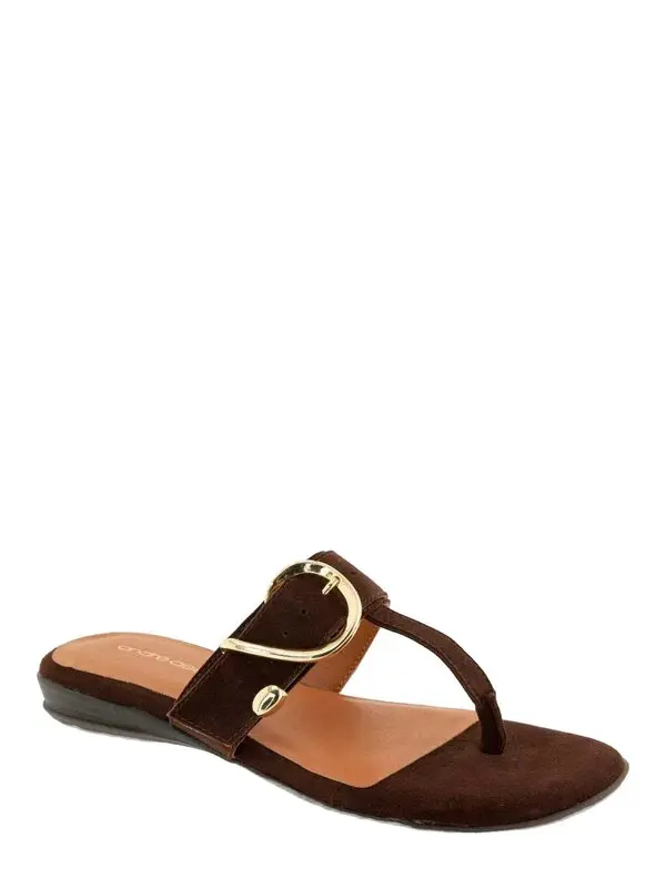 Andre Assous Nix T-strap Sandal - Pinecone