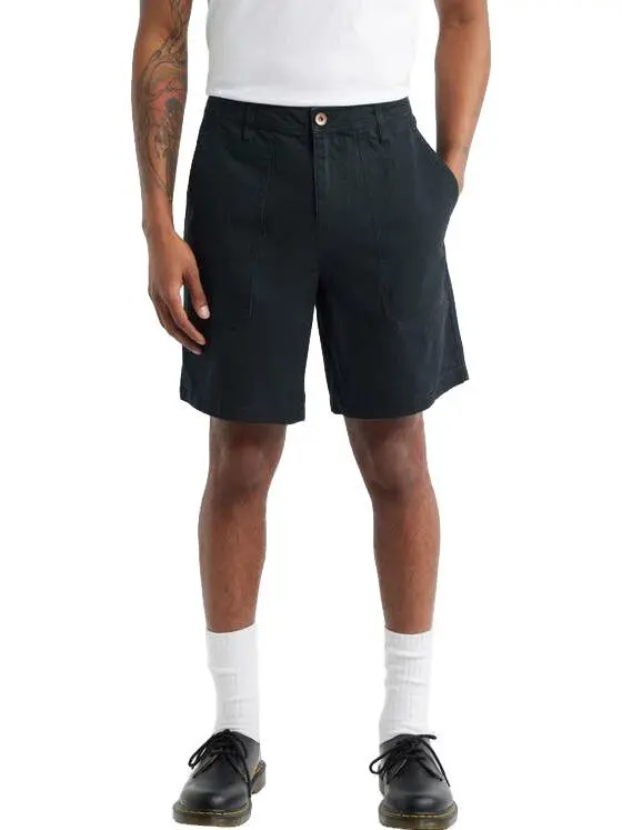 Brixton Cotton Surplus Shorts - Washed Black