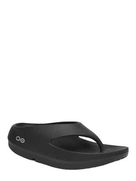 OOFOS Ooriginal Thong Sandal - Black