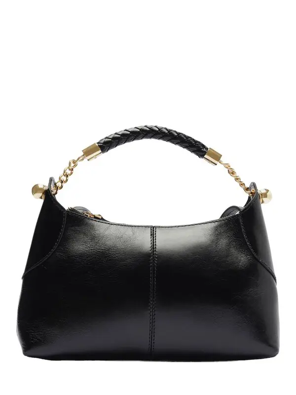 AREZZO Small Sloane Leather Crossbody Bag - Black