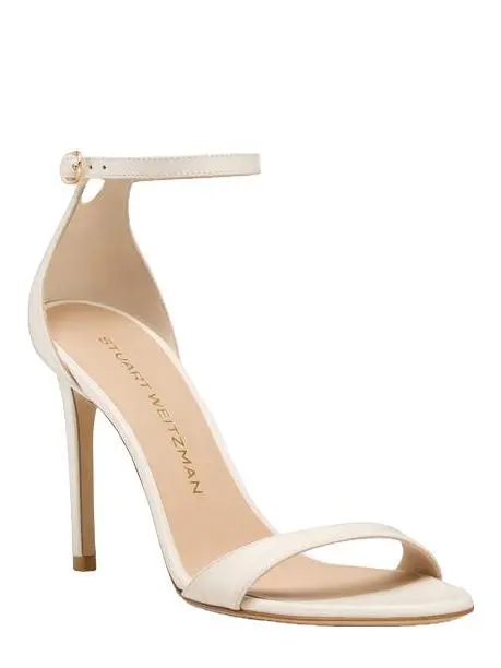 STUART WEITZMAN Nudist Ii Sandal - Cream.