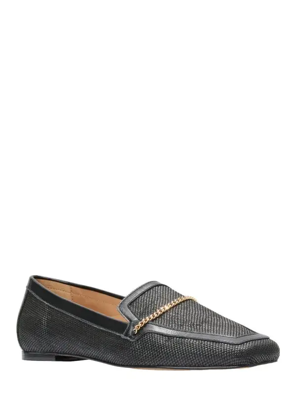 Andre Assous Ariane Loafer - Black Raffia