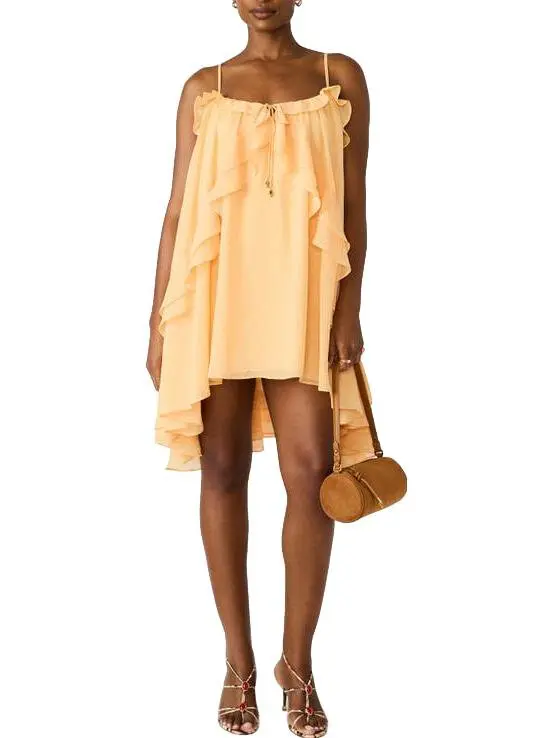 Steve Madden Lorella High-low Minidress - Apricot
