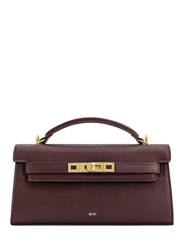 Jw Pei Noor Top Handle Bag - Deep Burgundy