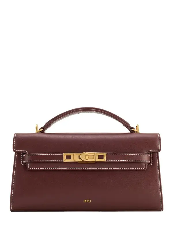 Jw Pei Noor Top Handle Bag - Reddish Brown