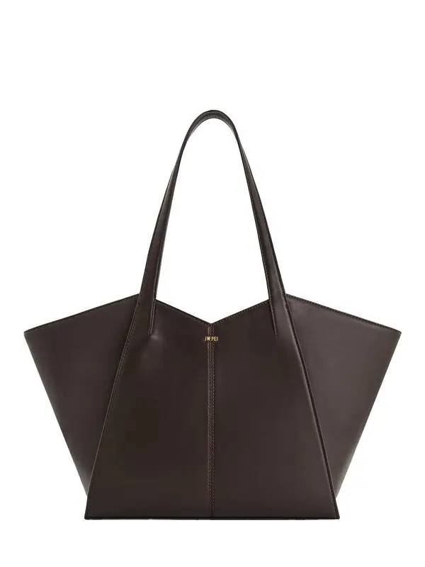 Jw Pei Large Kiana Faux Leather Tote - Caramel