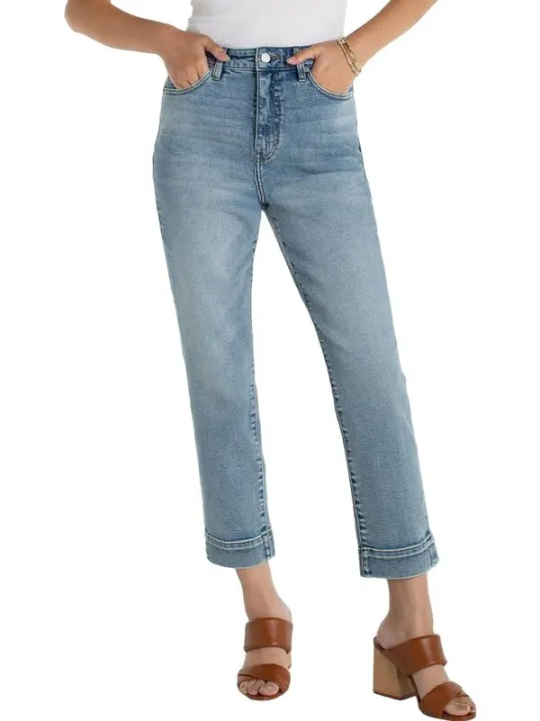 LIVERPOOL High-waist Ankle Relaxed Skinny Jeans - Symphony