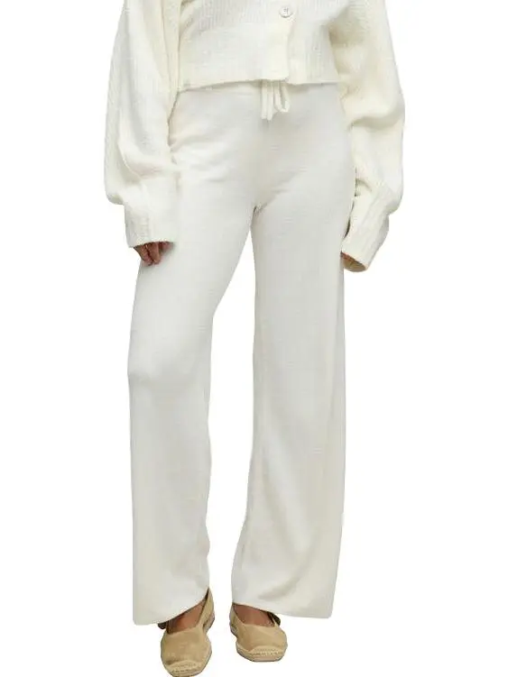Barefoot Dreams Relaxed-fit Pants With Drawstring Waist - Pearl