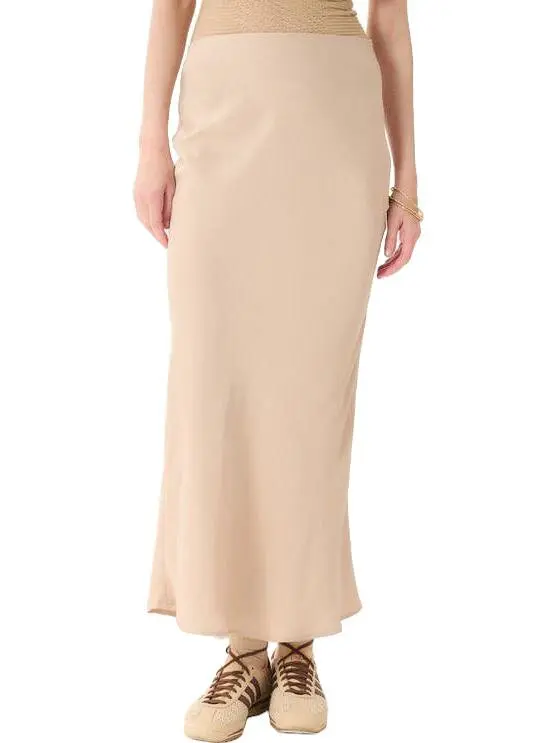 Deluc Madeira Maxi Skirt - Beige