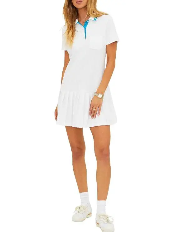 Beach Riot Minette Polo Dress - Birdie Blue