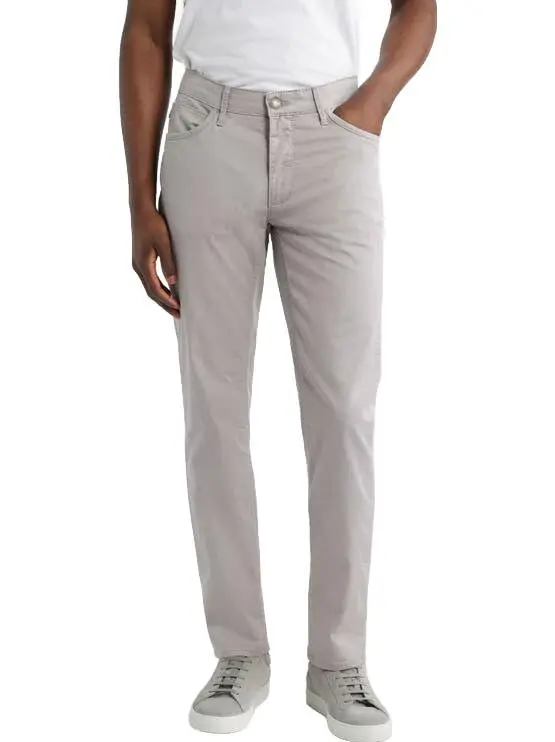 BRAX Chuck Modern Fit Five-pocket Pants - Silver