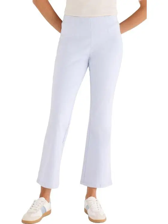 NIC+ZOE Berkeley Stretch Cotton Blend Bootcut Ankle Jeans - Sky