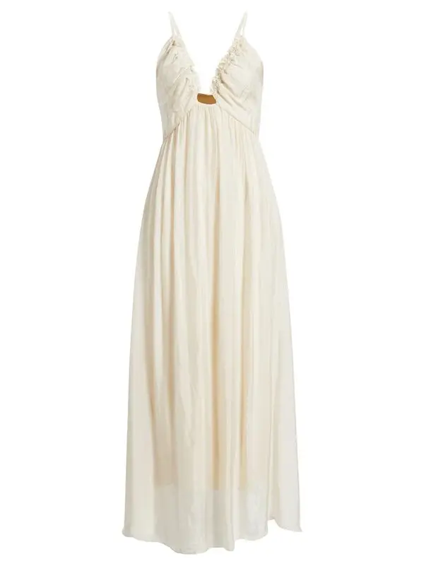 Deluc Sleeveless Maxi Dress - Ecru