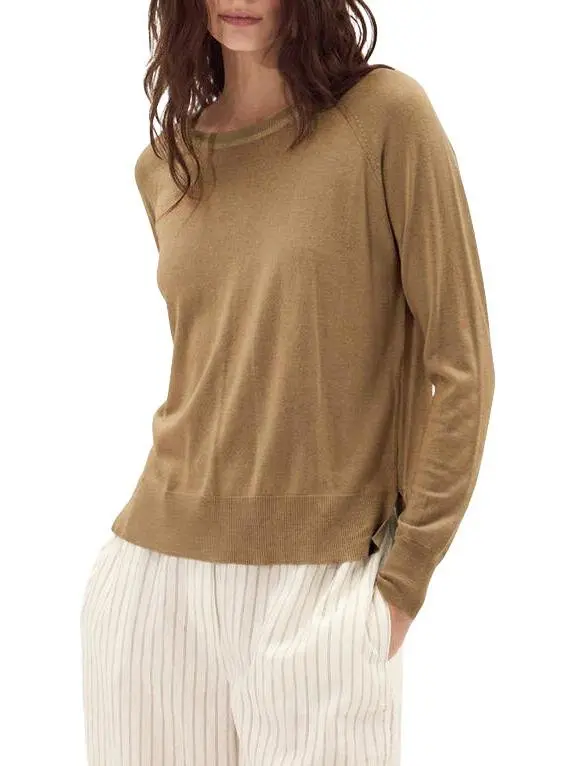 Deluc Cotton & Modal Sweater - Beige