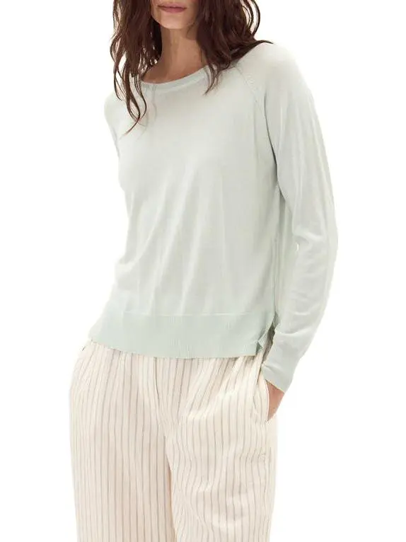 Deluc Cotton & Modal Sweater - Light Blue