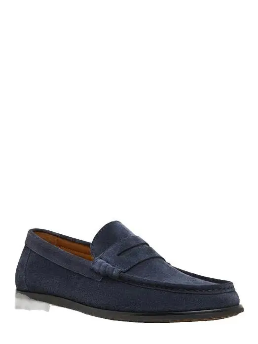Steve Madden Hettick Penny Loafer - Navy Suede
