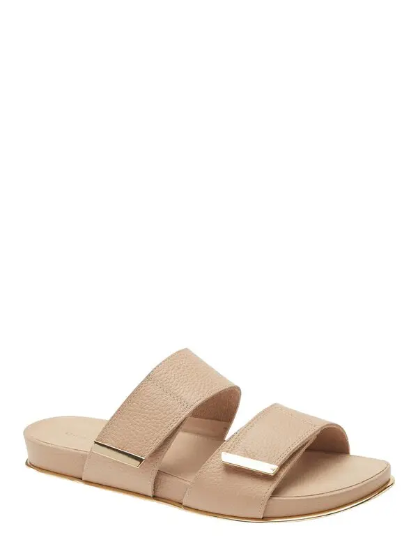 CHOCOLAT BLU Candi Slide Sandal - Cream Leather
