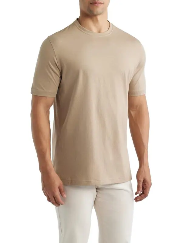 Scott Barber Liquid Pima Cotton T-shirt - Camel