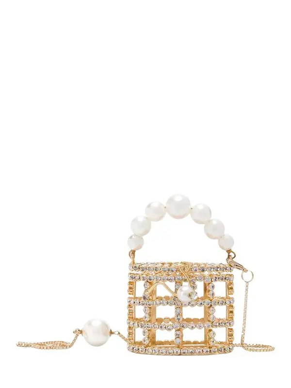 Rosantica Cage Mini Bag - Gold