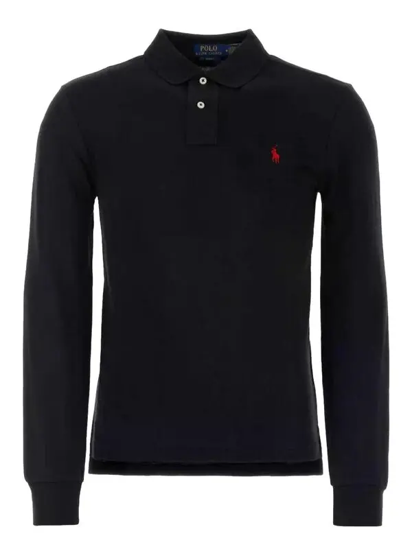 Polo Ralph Lauren Long-sleeve Polo Shirt - Black