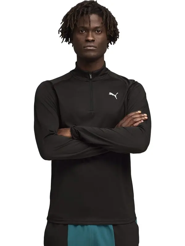 PUMA Pwrtrain Training Quarter-zip Top - Black