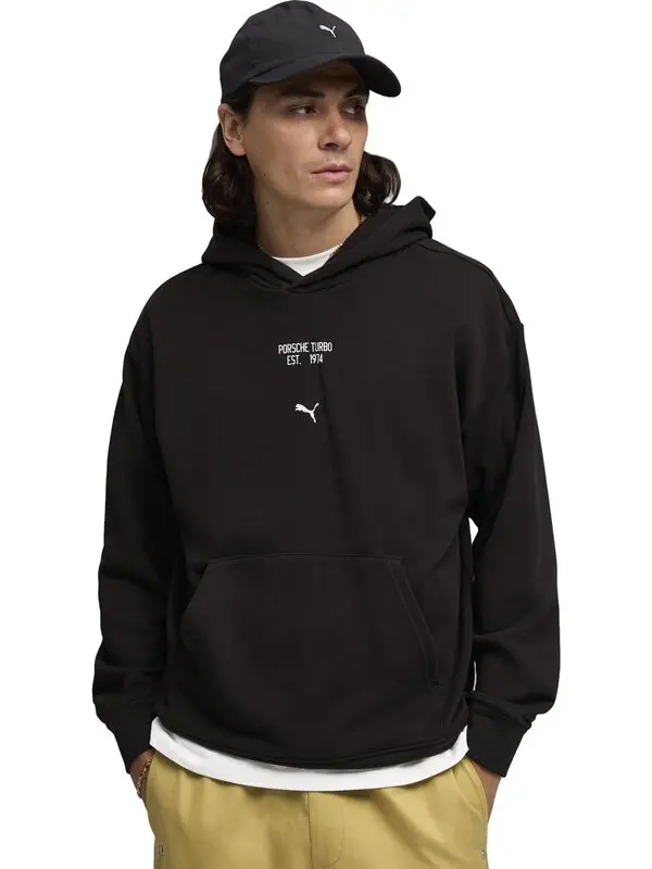 PUMA Porsche Legacy Relaxed Fit Hoodie - Black