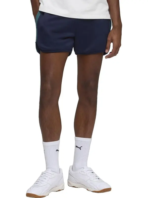 PUMA T7 Knit Relaxed Fit Shorts - Blue
