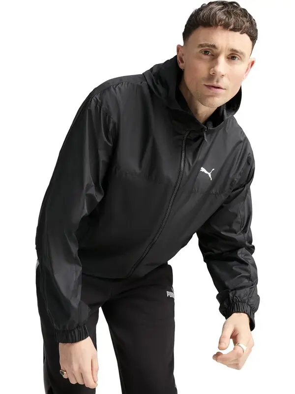 PUMA Essentials Relaxed Windbreaker Jacket - Black