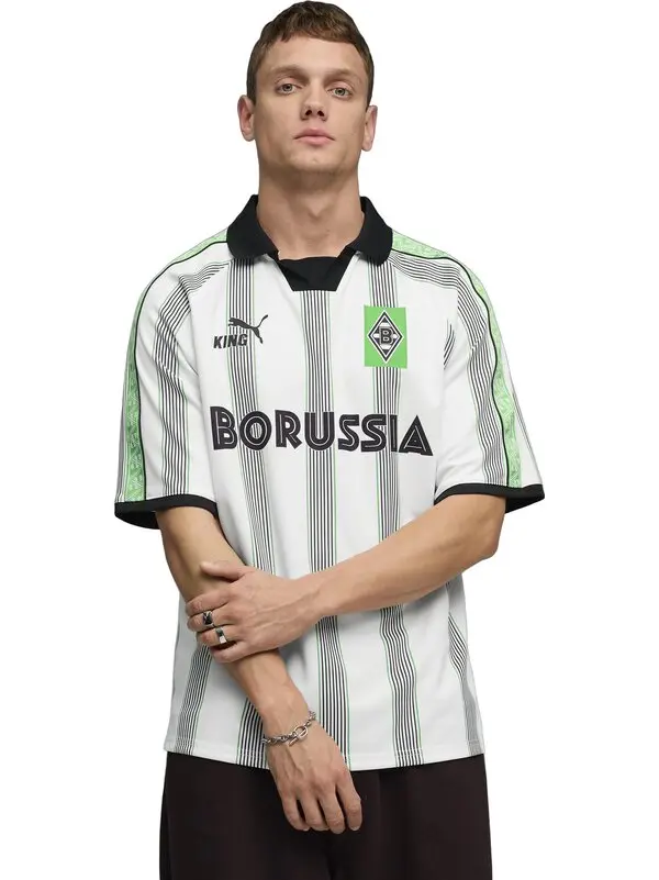 PUMA Borussia Mã¶nchengladbach King Soccer Jersey - White