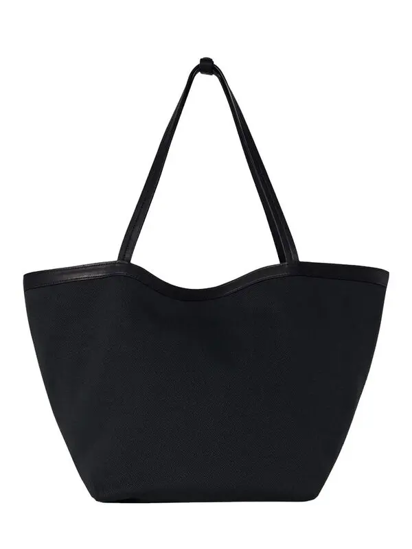 THE ROW Park Tote Three - Black / Black / Blue