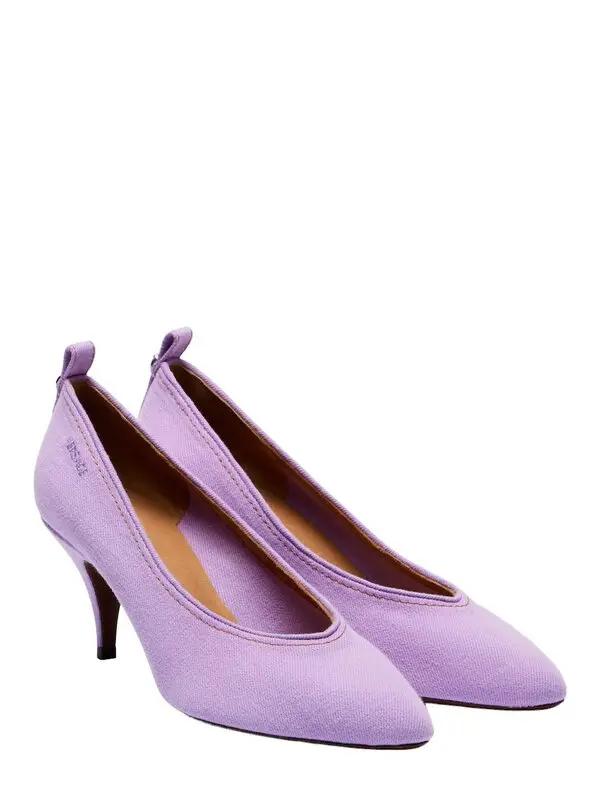 Versace Tina Denim Pumps - Purple