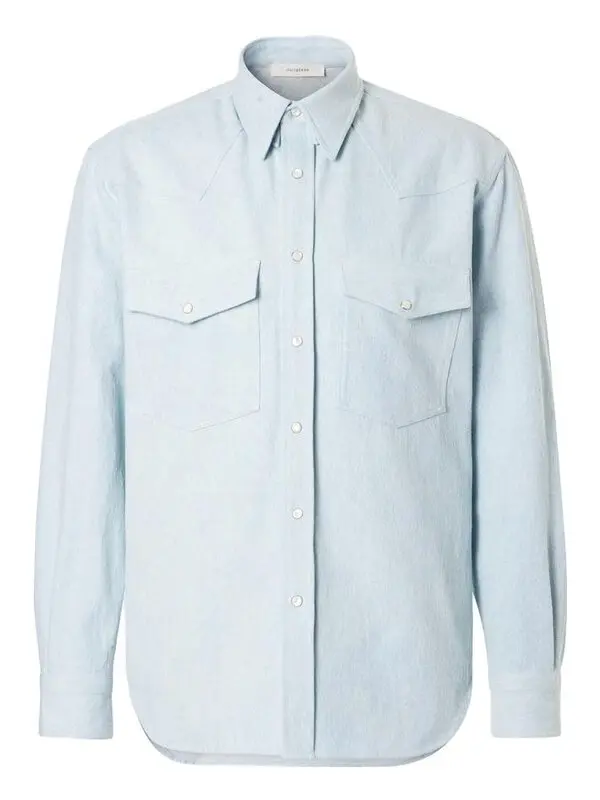 UMIT BENAN Cotton Shirt - Blue