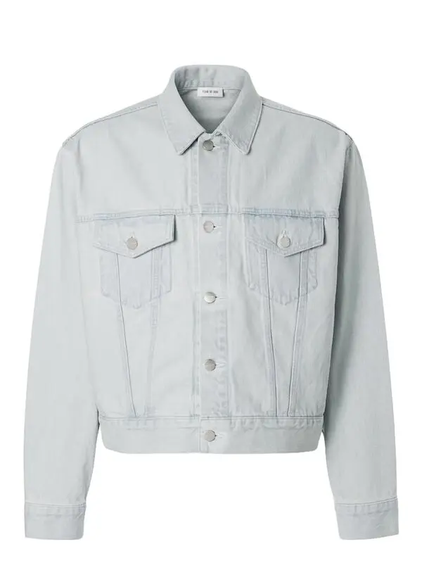 Fear Of God Denim Trucker Jacket - Blue