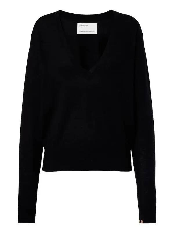 EXTREME CASHMERE X N°467 Collin Wool And Cashmere Sweater - Black