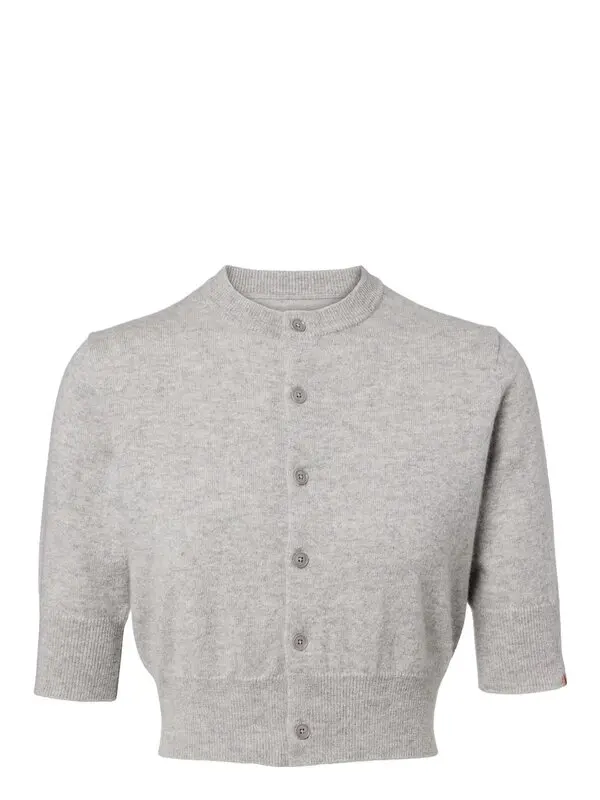 EXTREME CASHMERE X N°474 Super Little Cardigan - Grey