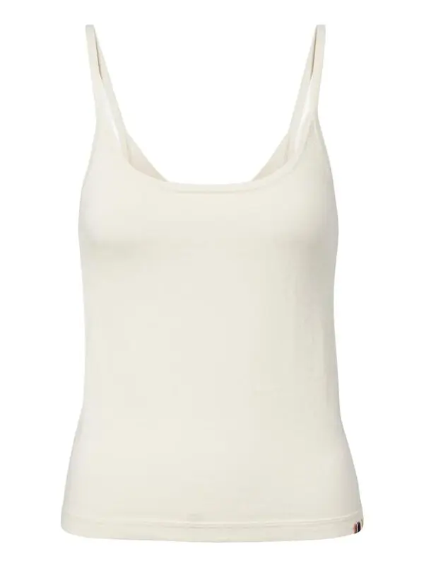 EXTREME CASHMERE X N°471 Britney Cotton And Cashmere Tank Top - White