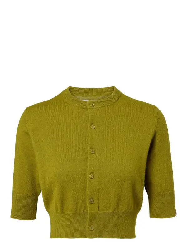 Extreme Cashmere N°474 Super Little Cashmere Cardigan - Green