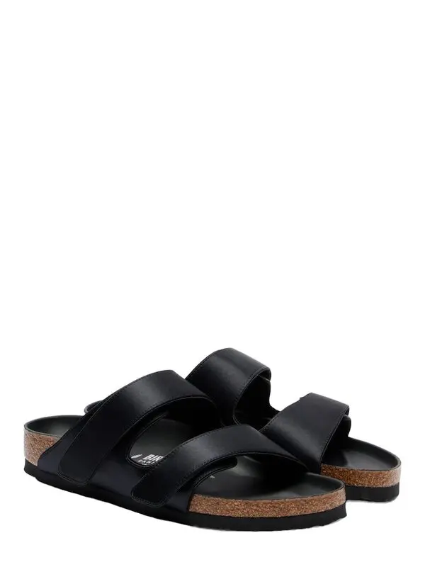 BIRKENSTOCK Arizona Satin Sandals - Black