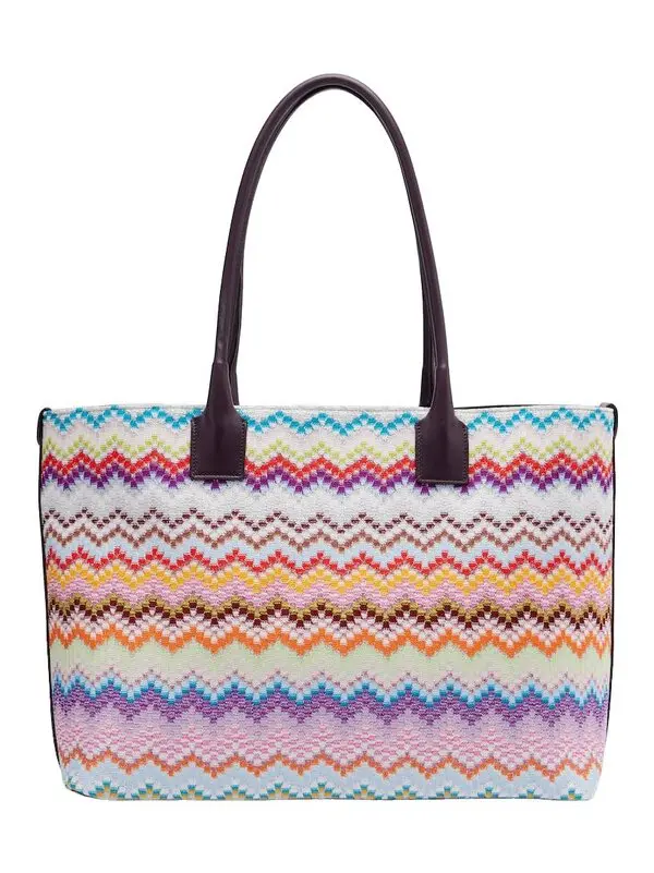 Missoni Zigzag Lamé Tote Bag - Multicoloured