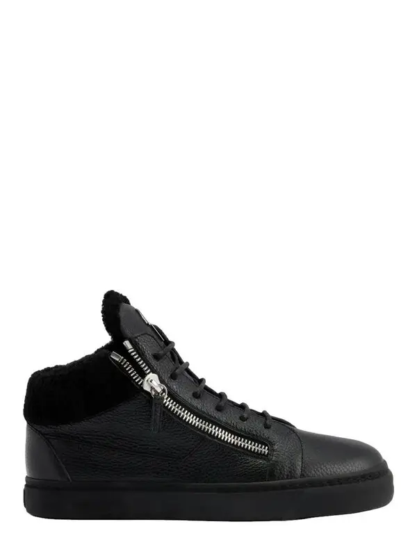 GIUSEPPE ZANOTTI Kriss Side Zippers Sneakers - Black