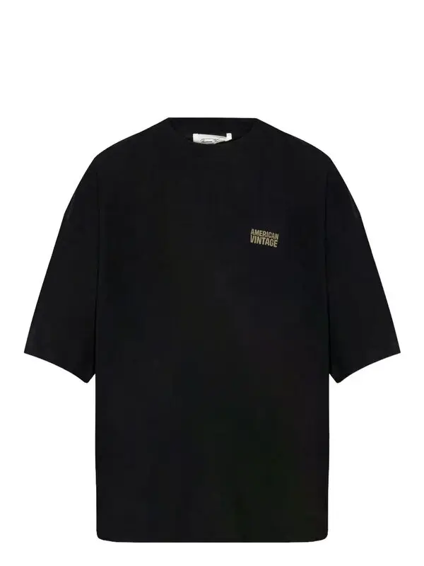 American Vintage Crew Neck T-shirt - Black